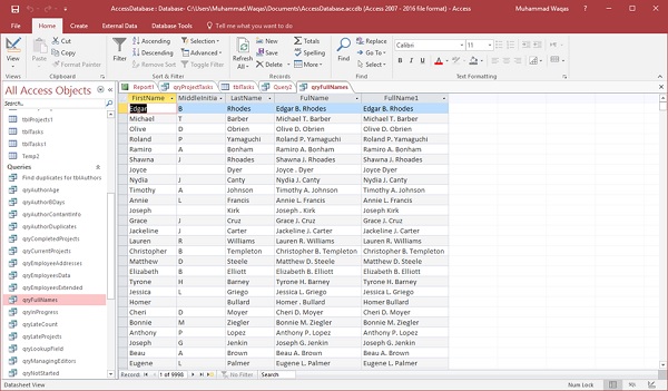 MS Access 内置函数详解与使用示例 | MS Access 教程