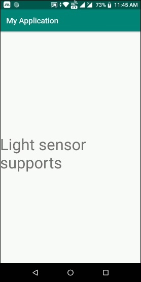 如何检查 Android 手机是否支持光传感器? | w3schools 中文网