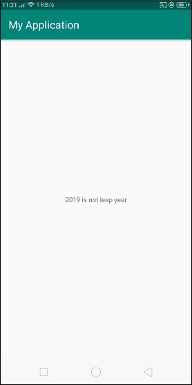 如何使用 year API 类在 Android 中查找是否闰年? | w3schools 中文网