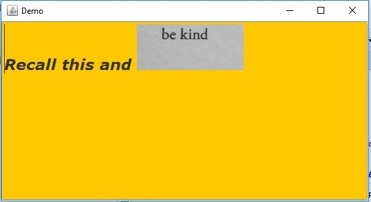 使用 Java 将图像插入 JTextPane 组件 | w3schools 中文网