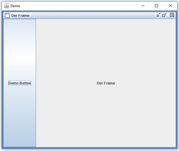 如何在 Java 中为 JDesktopPane 设置调色板层? | w3schools 教程
