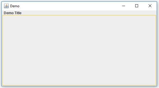Java 程序设置标题位置 | w3schools 教程