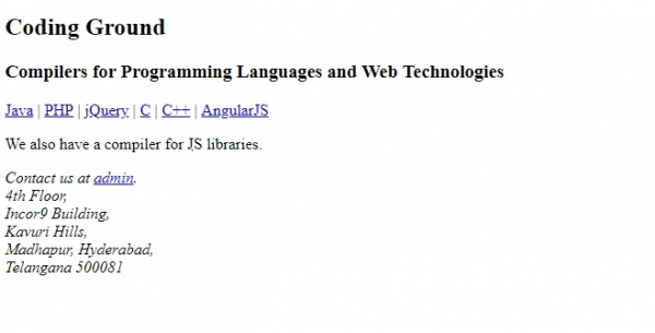 HTML address 标签 | w3schools 中文网