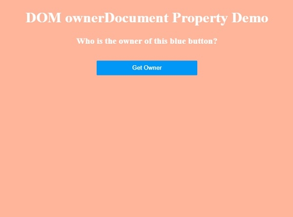 HTML DOM ownerDocument 属性 | w3schools 中文网