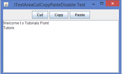 如何在 Java 中禁用 JTextArea 的剪切、复制和粘贴功能? | w3schools 中文网