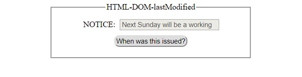 HTML DOM lastModified 属性 | w3schools 教程