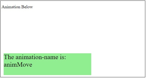HTML DOM AnimationEvent | w3schools 教程