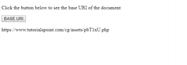 HTML DOM baseURI 属性 | w3schools 中文网