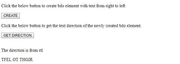 HTML DOM Bdo 对象 | w3schools 中文网