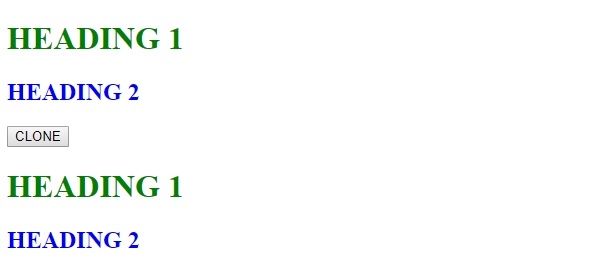 Html Dom Clonenode 方法 W3schools 中文网