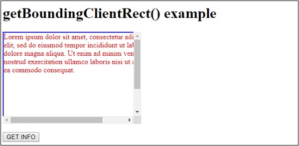 HTML DOM getBoundingClientRect() 方法 | w3schools 中文网