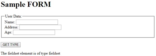 HTML DOM Fieldset 类型属性 | w3schools 中文网
