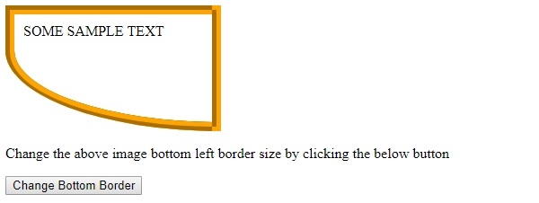 HTML DOM 样式 borderBottomLeftRadius 属性 | w3schools 中文网
