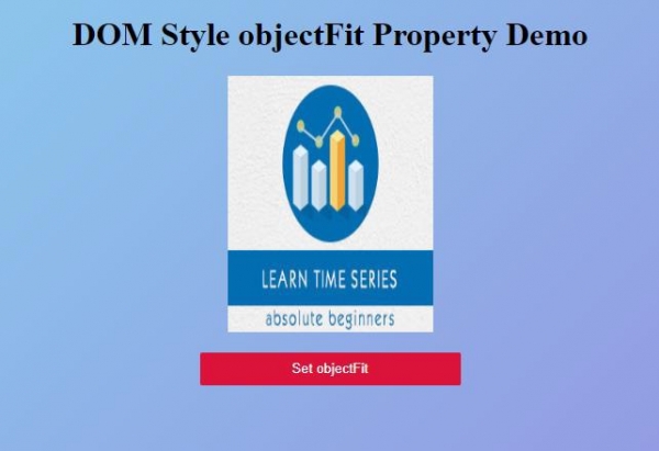 HTML DOM Style objectFit 属性 | w3schools 教程