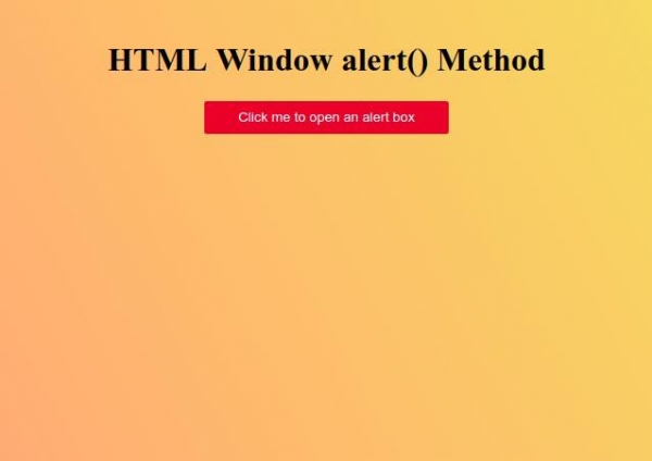 HTML 窗口 alert() 方法 | w3schools 中文网