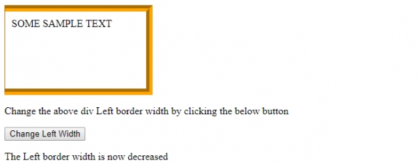 HTML DOM 样式 borderLeftWidth 属性 | w3schools 中文网