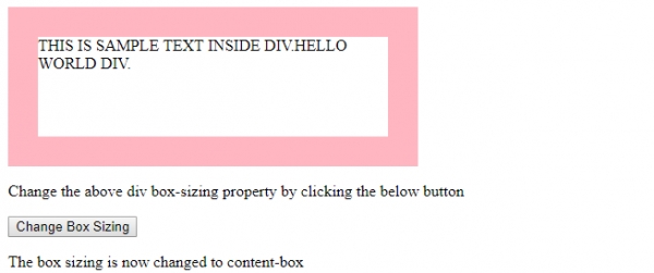 HTML DOM 样式的 boxSizing 属性 | w3schools 教程