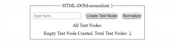 HTML DOM normalize() 方法 | w3schools 教程