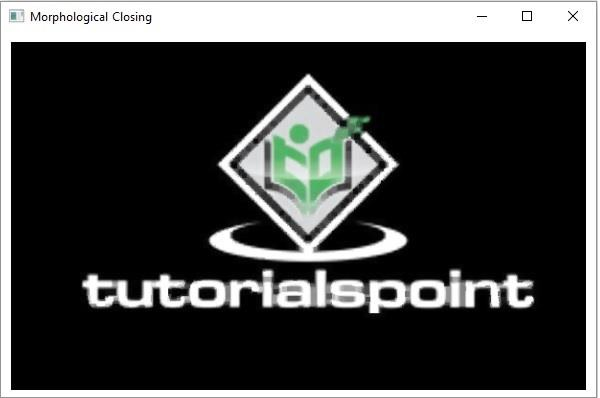 使用 Java 解释 OpenCV 中的形态学闭包。 | w3schools 教程