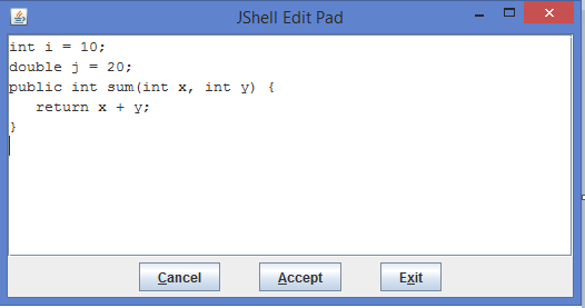 Java 9 中 Jshell 有哪些不同的 Edit 命令 W3schools 中文网