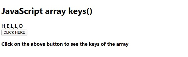JavaScript array.keys() 方法 | w3schools 教程