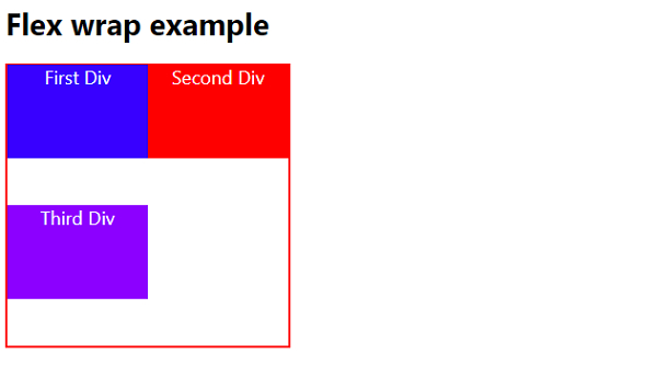 使用 CSS3 启用 Flex 项目换行 | w3schools 教程
