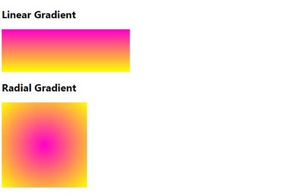 使用 CSS3 线性渐变和径向渐变 | w3schools 教程