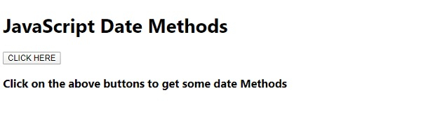 JavaScript - 获取日期方法 | w3schools 教程