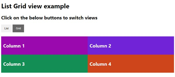 如何使用 CSS 和 JavaScript 创建列表网格视图? | w3schools 中文网