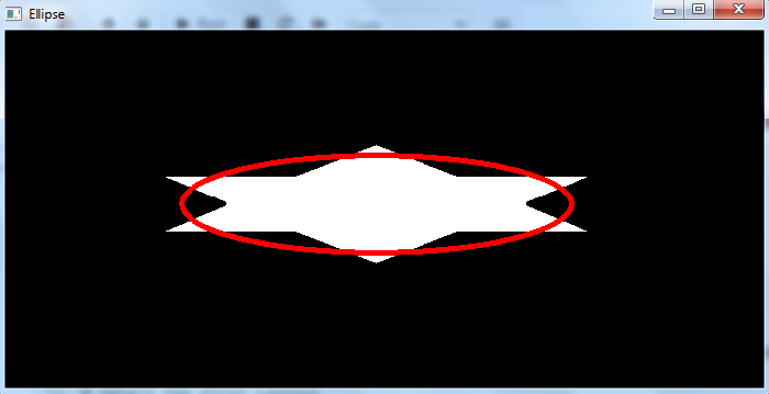 如何使用 OpenCV Python 将椭圆拟合到图像中的对象? | w3schools 教程