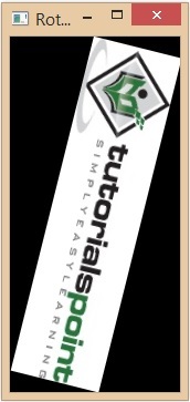 使用 OpenCV Python 旋转图像而不切断边 | w3schools 中文网