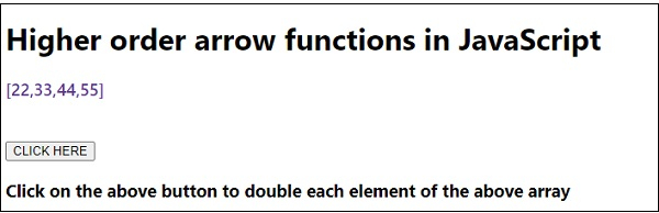 JavaScript 中的高阶箭头函数。