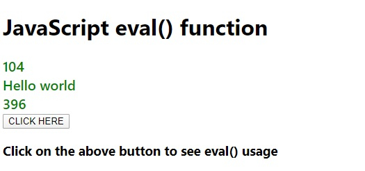 解释 JavaScript eval() 函数，使用它时应遵循哪些规则。 | w3schools 中文网