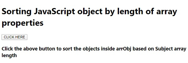 按数组属性的长度对 JavaScript 对象进行排序。 | w3schools 中文网