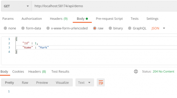 C# ASP.NET WebAPI 中控制器操作的各种返回类型有哪些? | w3schools 教程