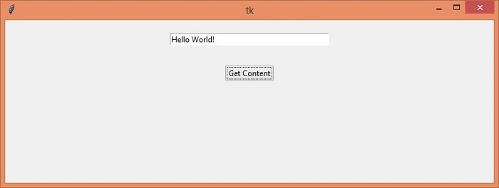 获取 Tkinter Entry 小部件的内容 | w3schools 中文网