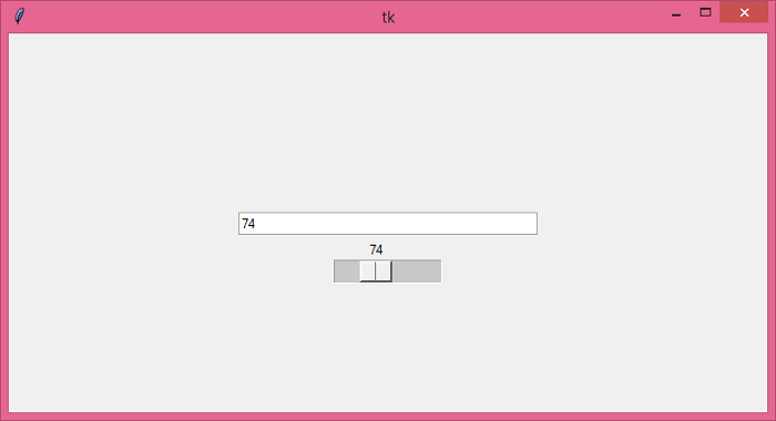 如何使用 Tkinter 中的 Scale 更改 Entry 小部件值? | w3schools 教程