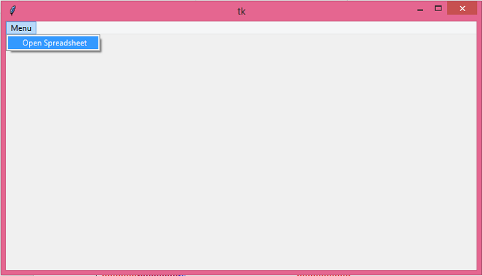 如何在 Tkinter 中的 Treeview 小部件中打开 Excel 电子表格? | w3schools 中文网