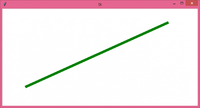使用 tkinter 在两次鼠标点击之间画一条线 | w3schools 中文网