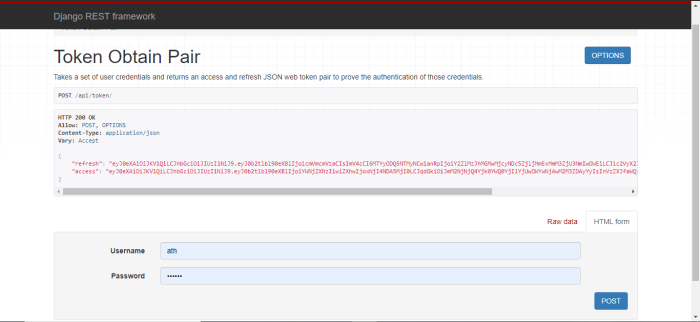 Django rest-framework JWT 身份验证 | w3schools 教程