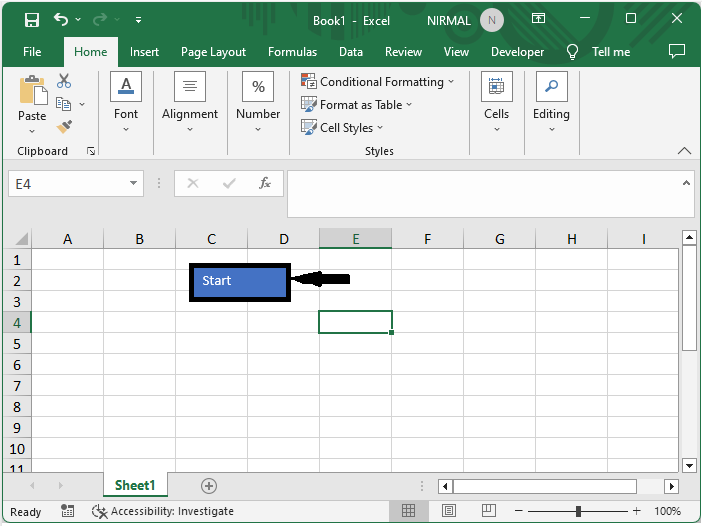如何在 Excel 中创建流程图 | w3schools 教程