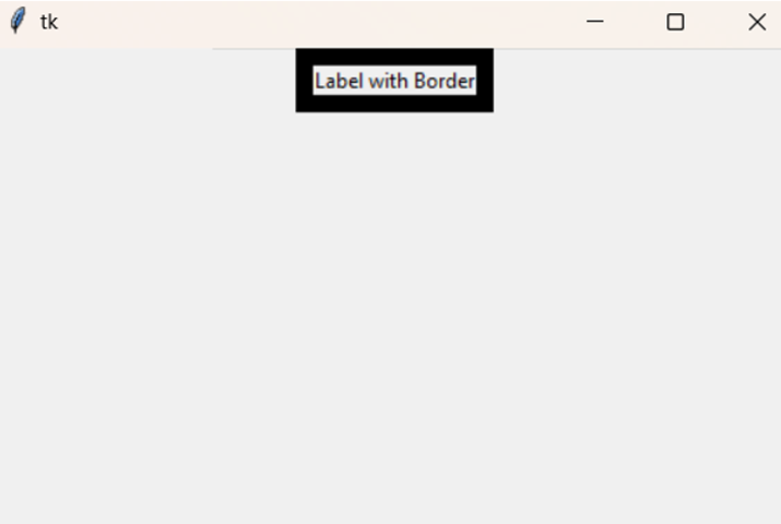 如何设置 Tkinter 标签小部件的边框 | w3schools 中文网