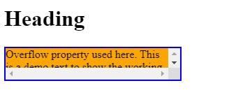 CSS overflow: auto | w3schools 教程