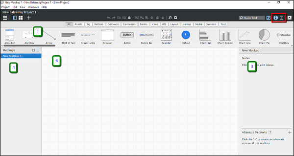 Balsamiq Mockups 简介详解与使用示例