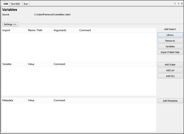 Robot Framework - 使用变量 | Robot Framework 教程