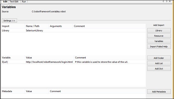 Robot Framework 使用变量 | Robot Framework 教程