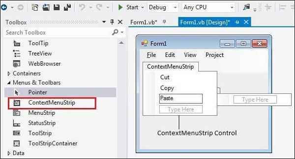 VB.Net - ContextMenuStrip 控件 | VB.Net 编程 教程 VB.Net - ContextMenuStrip 控件 | VB.Net 编程 教程