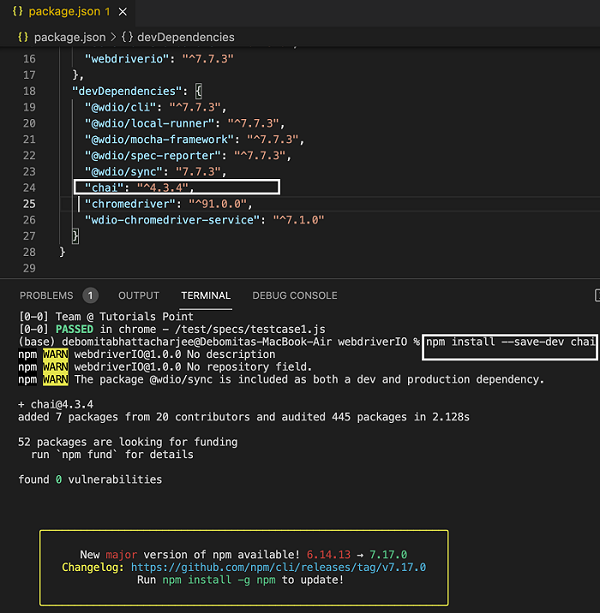 WebdriverIO Chai 的 webelements 断言 | WebdriverIO 教程