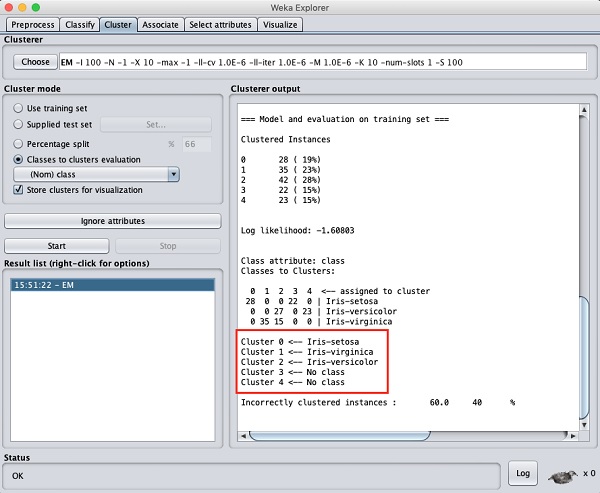 Weka 聚类详解与使用示例 | Weka 教程