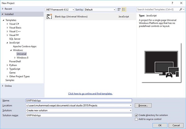 Windows 10 开发 - Web 平台 | Windows 10 开发教程